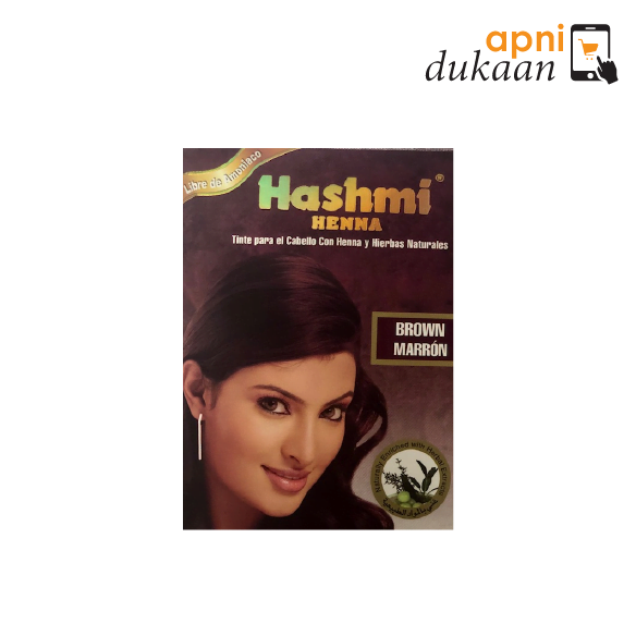 Hashmi henna Brown 10gm - 6 sachets - Apni Dukaan