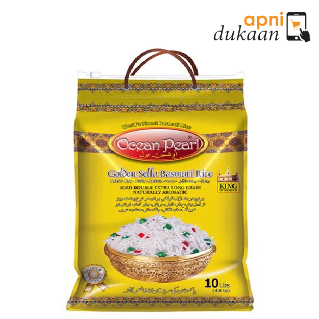 Ocean Pearl Golden Sella Rice 5Kg - Apni Dukaan